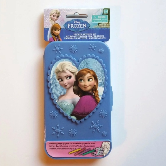 Disney | Accessories | Disney Frozen Activity Sticker Carry Box | Poshmark